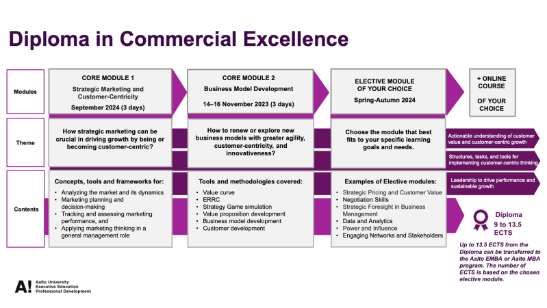 Diploma in Commercial Excellence – Commercial Strategy for Business ...